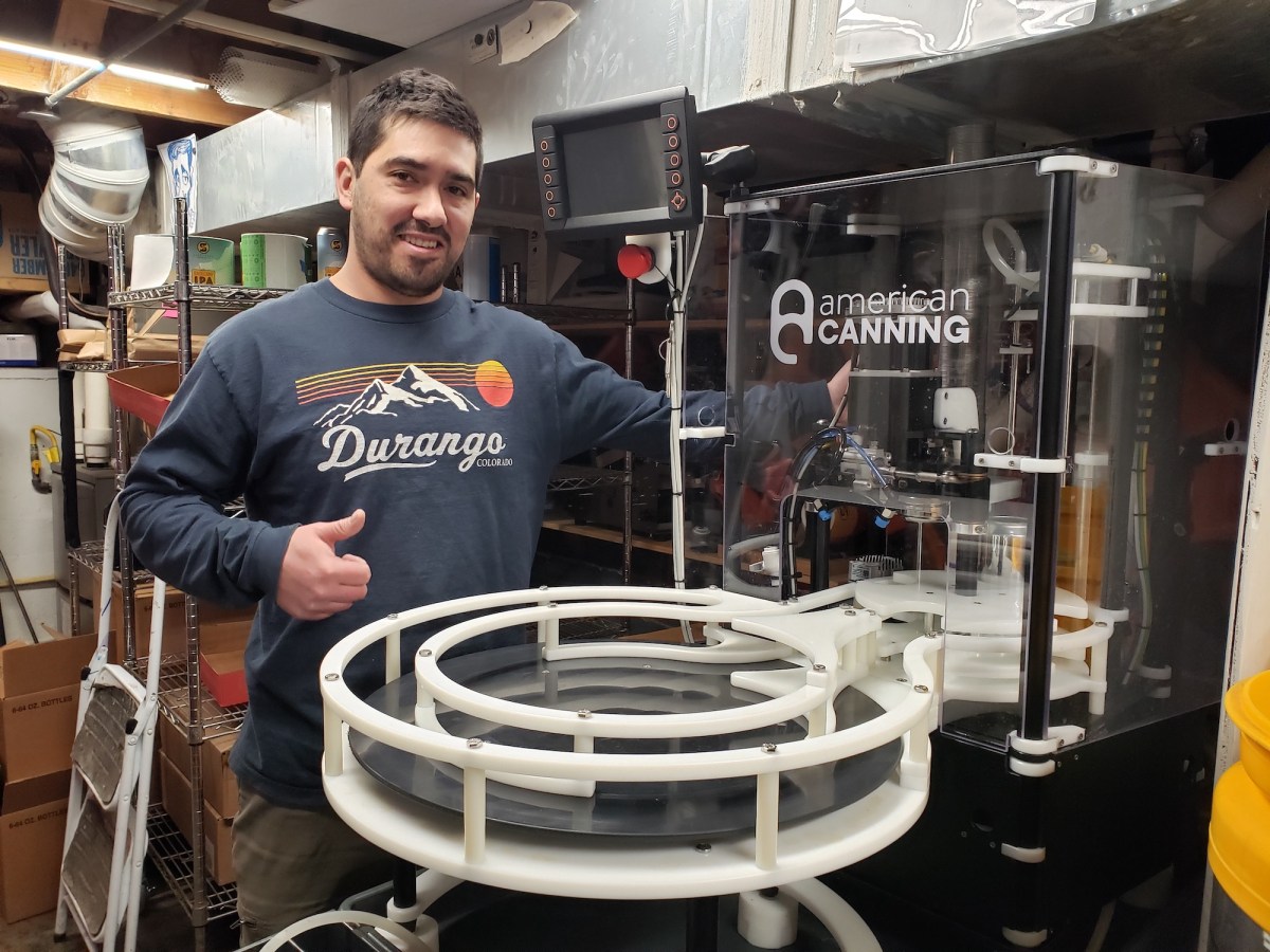 Sidetrack stashes sweet little canning line down in the basement for ...